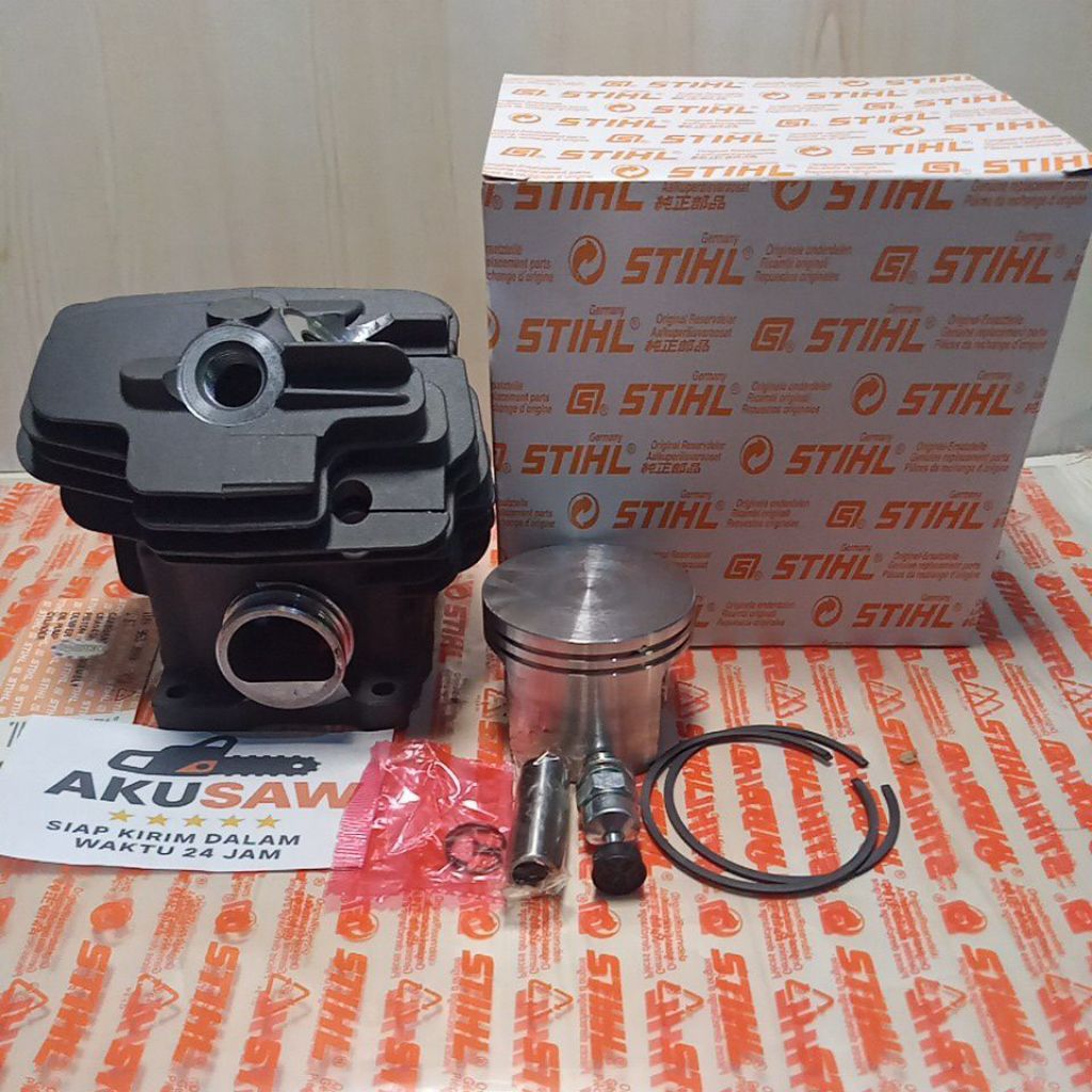 Jual Cylinder Blok Set Chainsaw Original Stihl MS382 – Kompresi Kuat ...