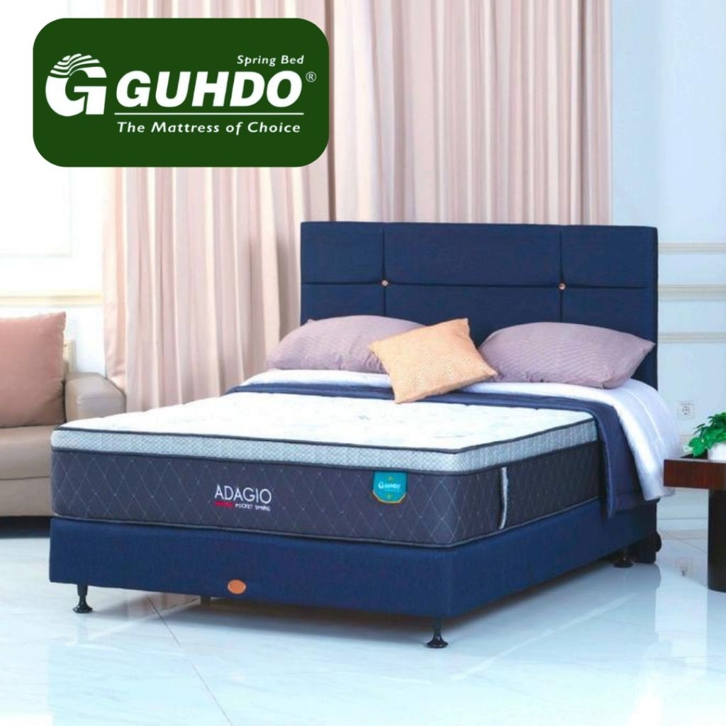 Jual Kasur Spring Bed GUHDO - ADAGIO PLUSH TOP | Shopee Indonesia