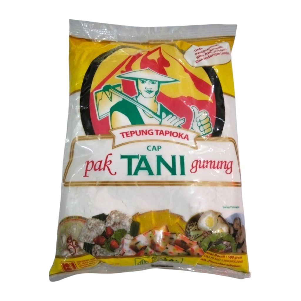 Jual Tepung Tapioka Cap Pak Tani 500g | Shopee Indonesia