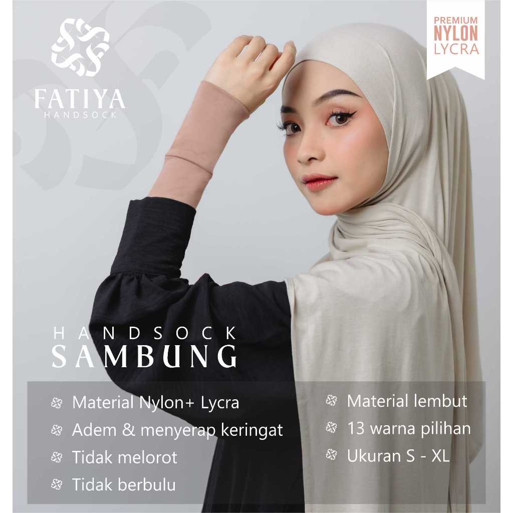 Jual Fatiya Handsock l Manset Tangan Model Decker Sambung | Shopee ...