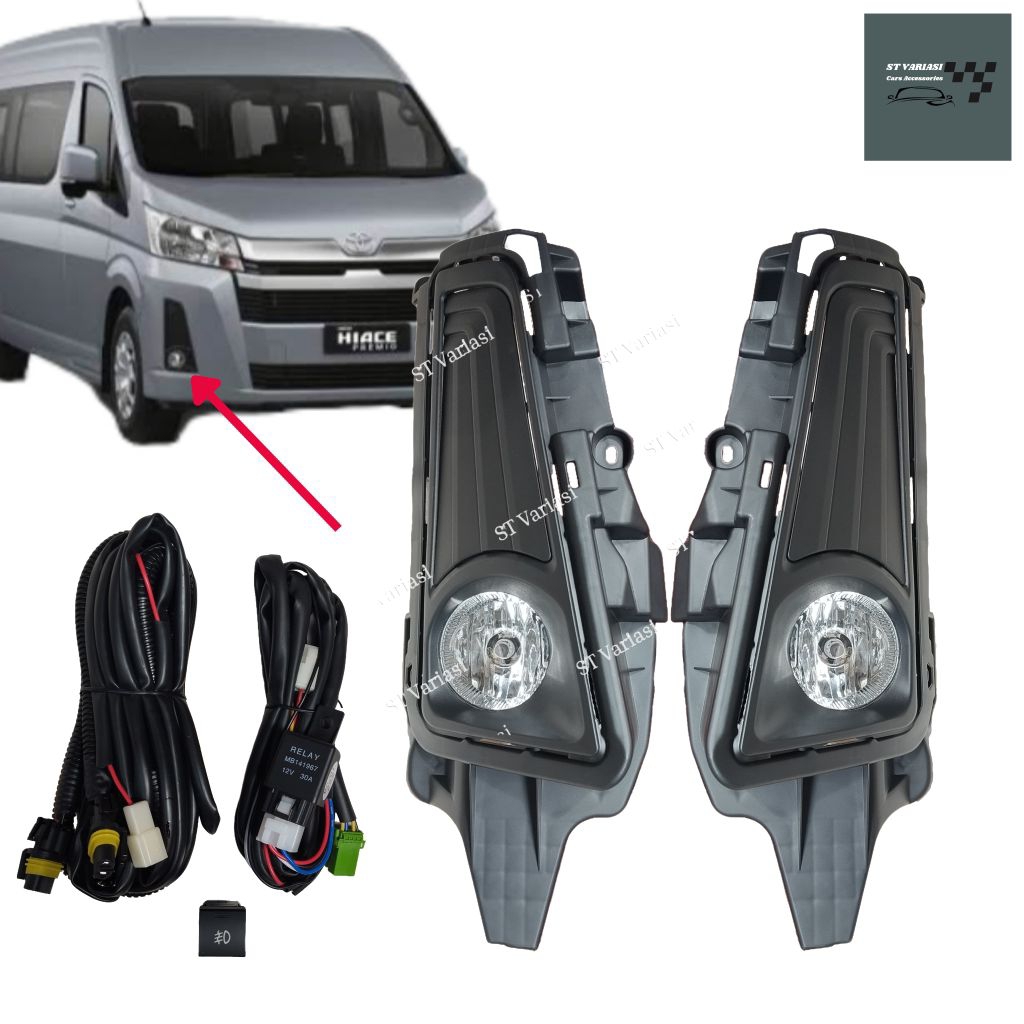 Jual Foglamp Fog Lamp Lampu Kabut Mobil HIACE 2018 2019 2020 2021 2022 ...