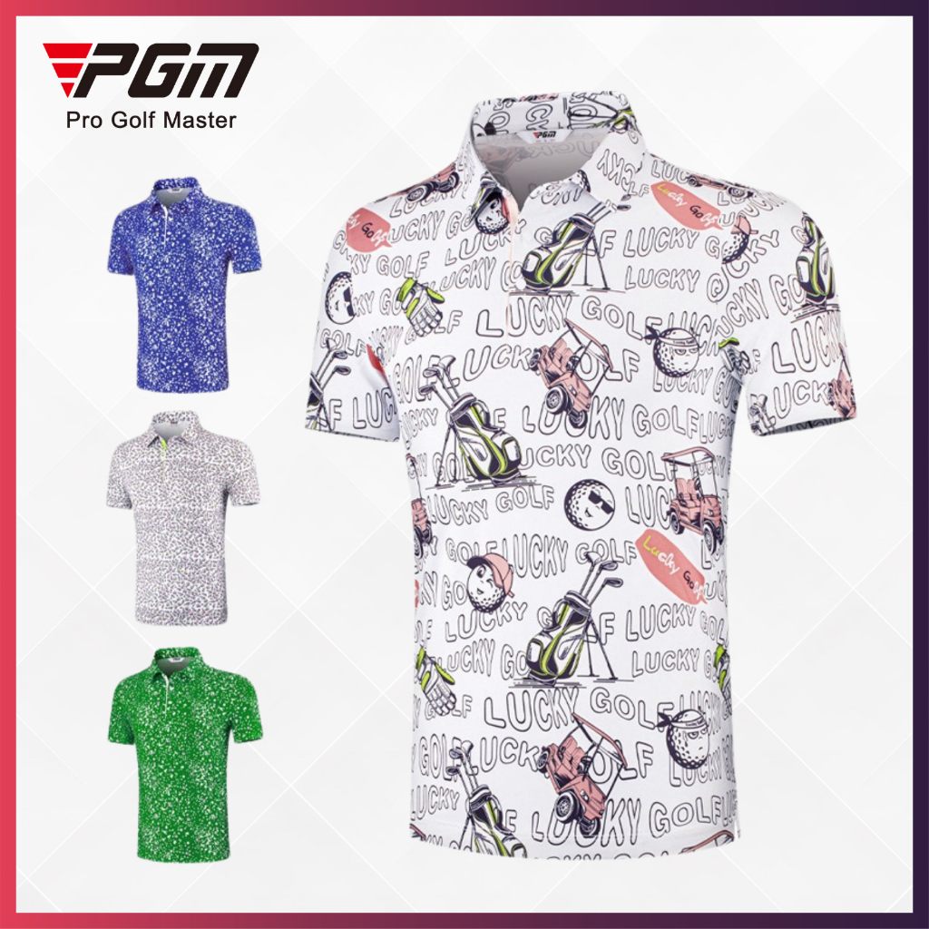 Jual PGM Baju Golf Pria Polo Shirt Golf Men Quick Dry Fit | Baju Kerah ...