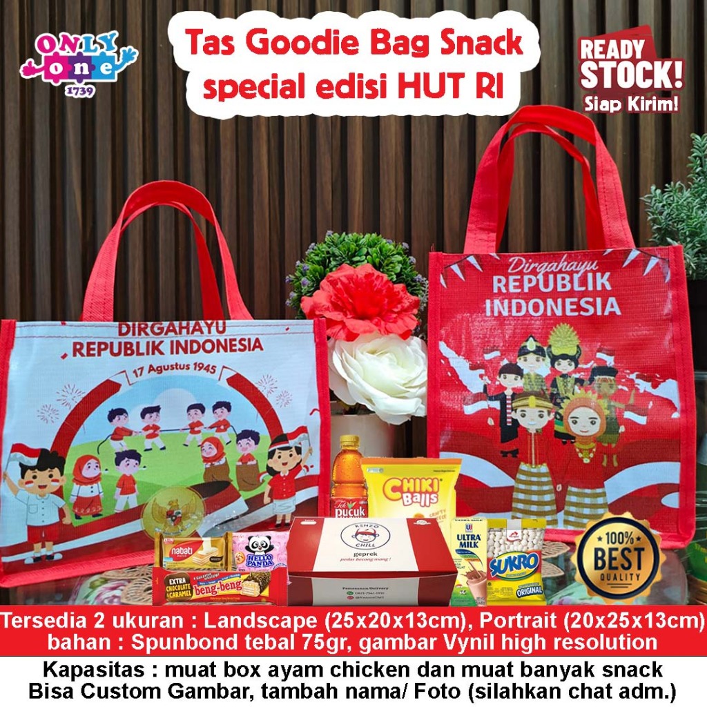 Jual (Ready Stok) Tas Souvenir Goodie Bag Bingkisan Hampers Ulang Tahun ...