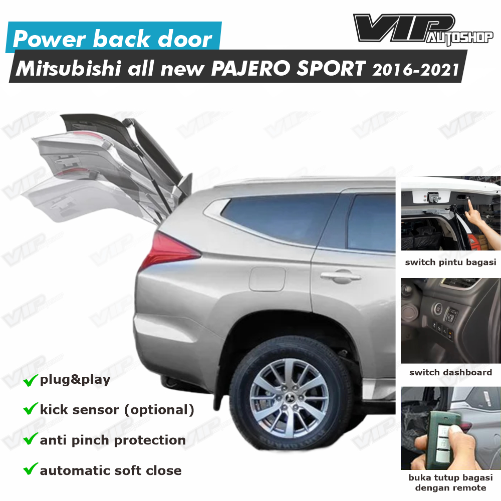 Jual PAJERO SPORT 2016-2020 power back door tailgate elektrik otomatis ...