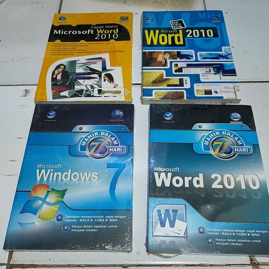 Jual Ori Buku komputer Cepat Maher Microsoft word 2010 / Mahir dalam 7 ...
