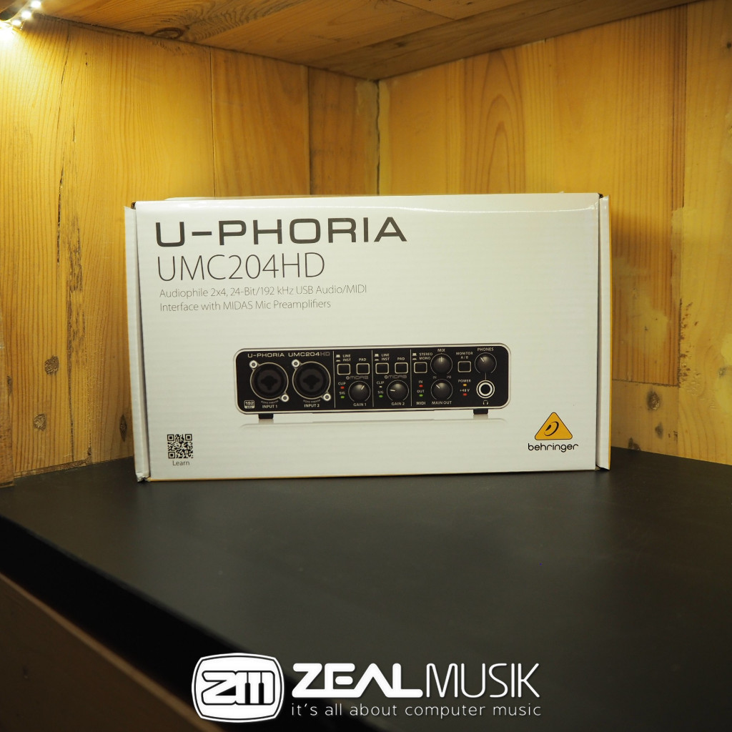 Jual BEHRINGER U-PHORIA UMC204HD - USB Audio Interface 2 Channel 4 ...