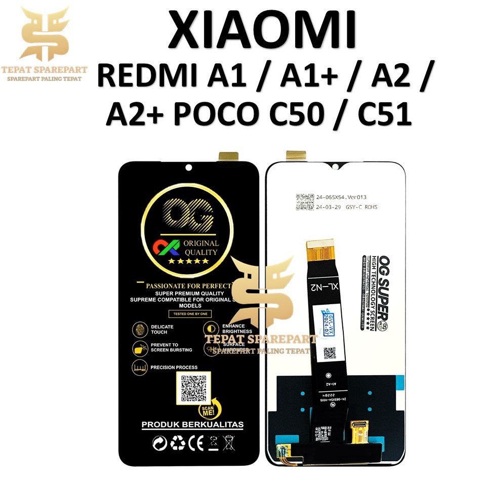 Jual LCD TOUCHSCREEN REDMI A1 / A1+ / A2 / A2+ / POCO C50 / C51 ...