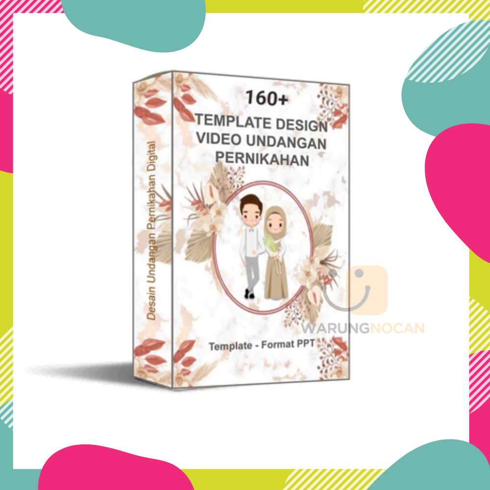 Jual 160+ Template Undangan Pernikahan Digital Video Format PPT Power ...