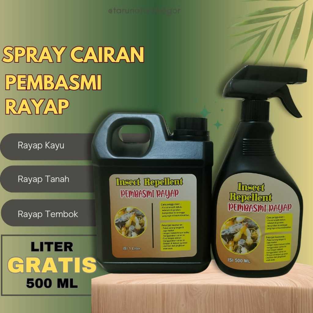 Jual Cairan Anti Rayap/Pembasmi Rayap 1 Liter Gratis 500 ml | Shopee ...
