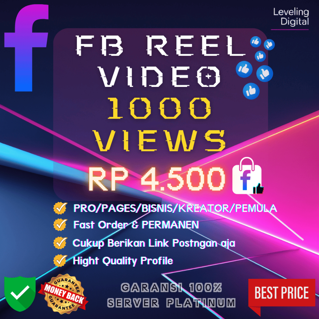 Jual Reels Facebook Views FB Reel Video Pro, Creator, Pemula, Bisnis ...