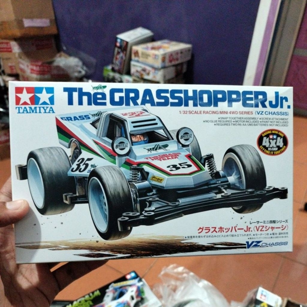 Jual Tamiya 18105 The Grass Hopper Jr ( Vz Chassis ) | Shopee Indonesia
