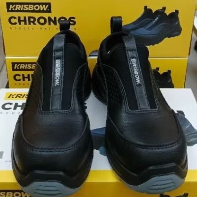 Jual krisbow safety shoes CHRONOS size 38-45 // krisbow sepatu safety ...