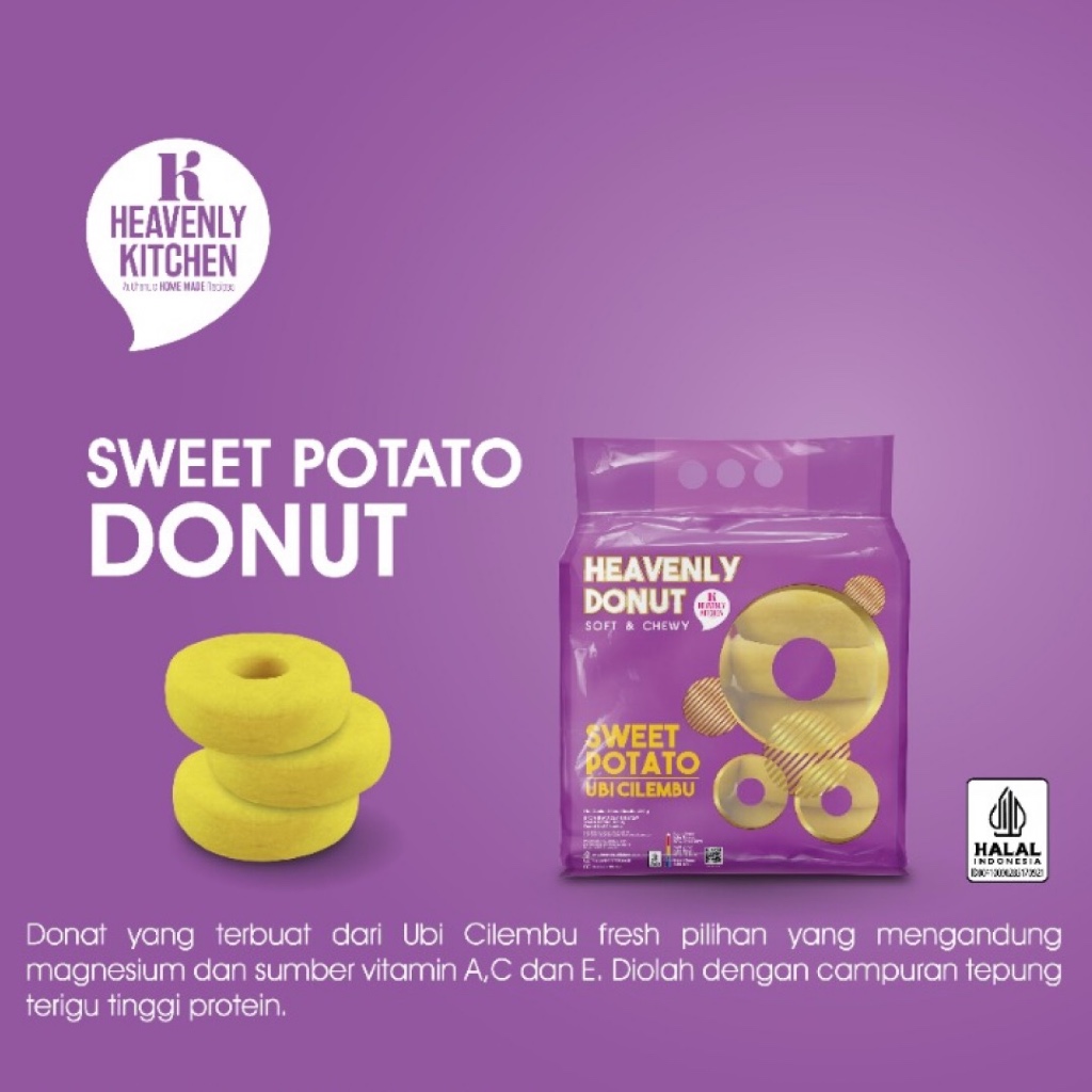 Jual DONAT UBI CILEMBU 220 GR - HEAVENLY KITCHEN | Shopee Indonesia