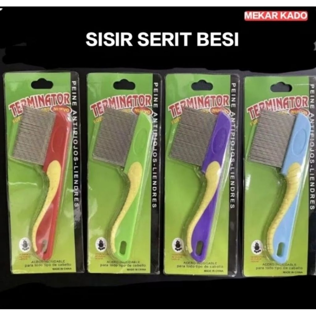 Jual SISIR SERIT BESI SISIR KUTU GAGANG dan PENDEK | Shopee Indonesia