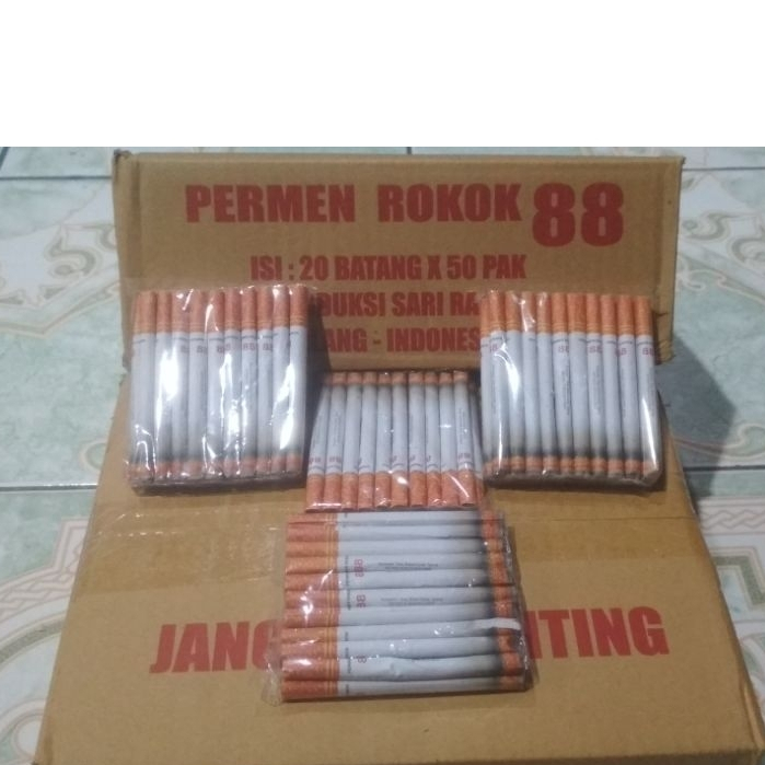 Jual permen coklat rokok permen viral(300pcs/15pack) | Shopee Indonesia