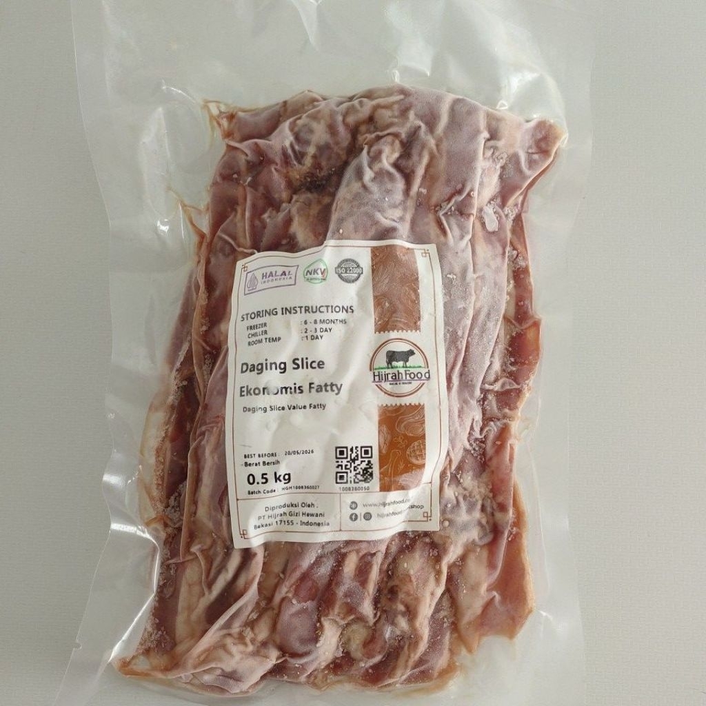 Jual Daging Slice Ekonomis Fatty 0,5 kg | Shopee Indonesia