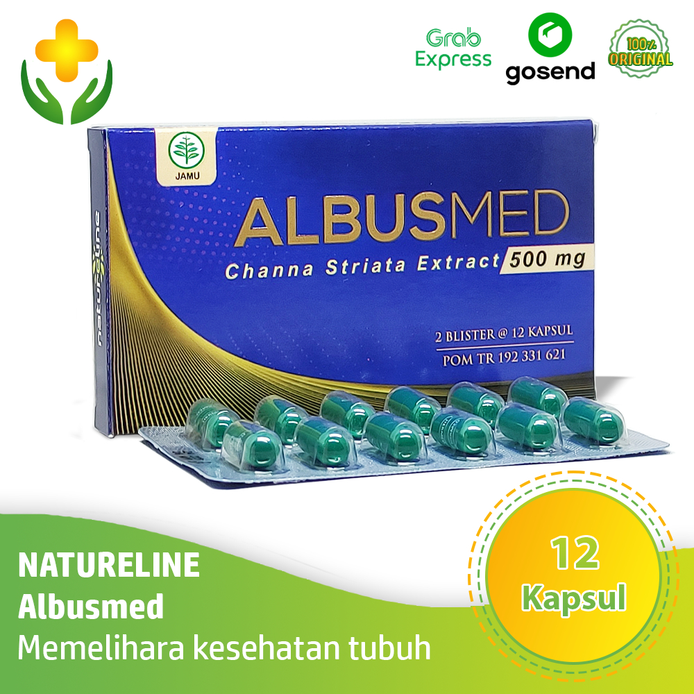 Jual Natureline Albusmed 1 Blister isi 12 Kapsul - Suplemen Ekstrak ...