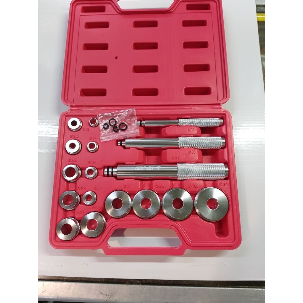 Jual Alat lepas pasang bearing dan seal - 17 pcs Metric bushing driver ...