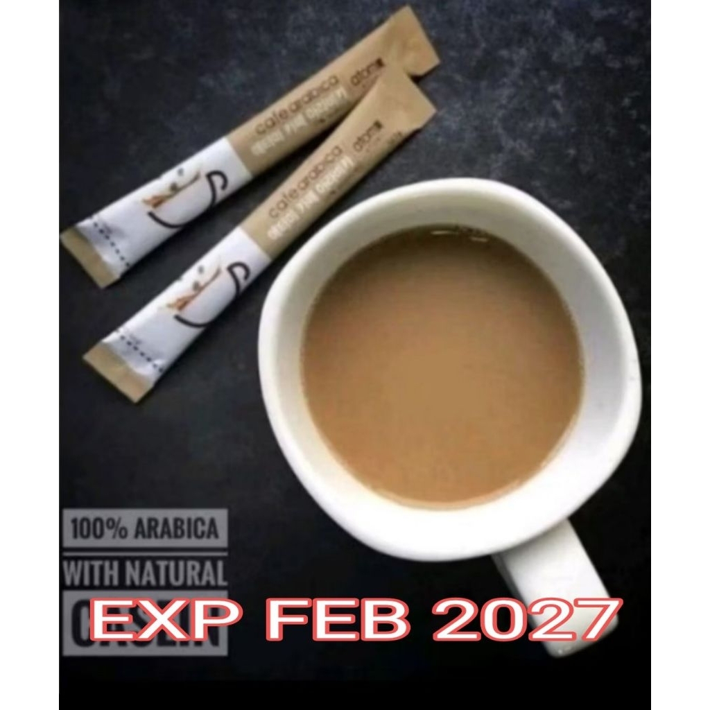 Jual Kopi Arabica Cafe kopi korea SACHET kopi 3in1 cafe arabica exp 2027 | Shopee Indonesia