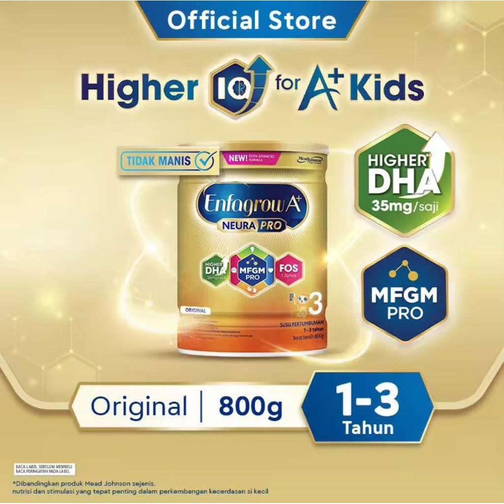 Jual Enfagrow A+ 3 ukuran 800g - Susu Formula Pertumbuhan Batita | Shopee Indonesia