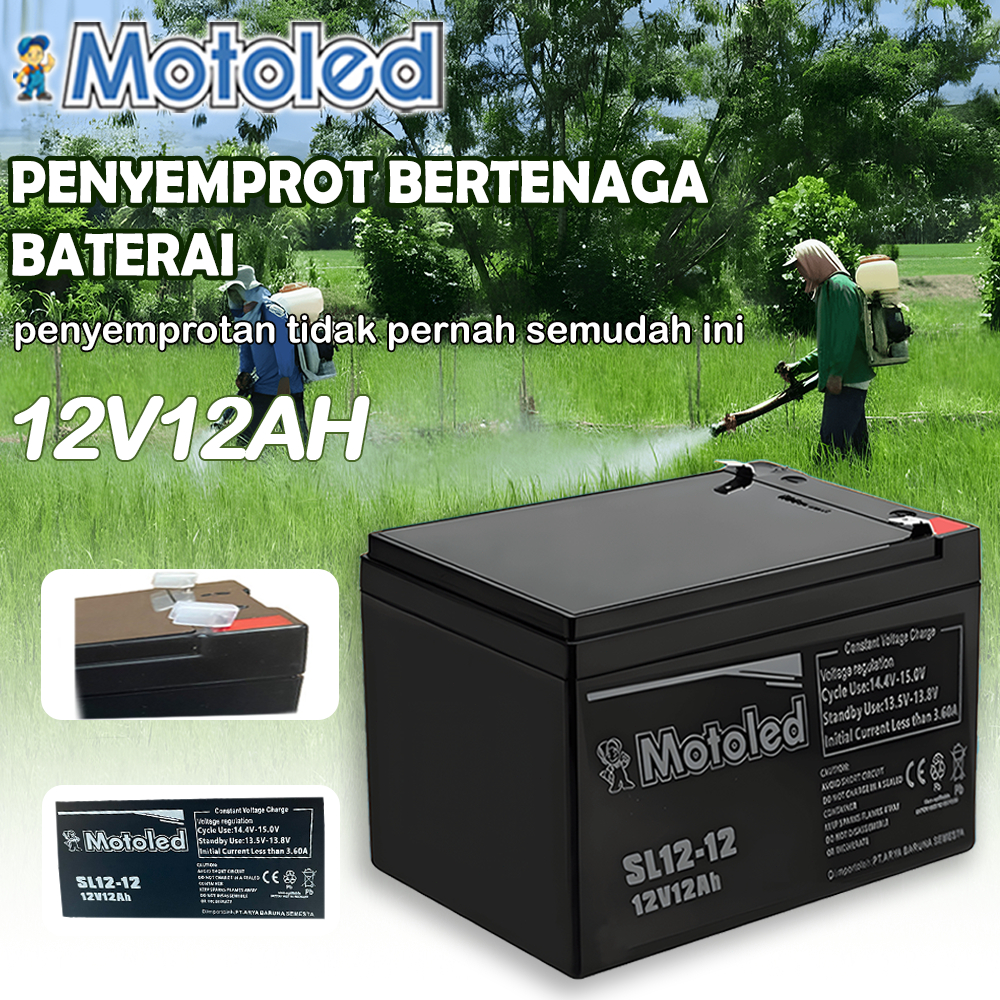 Jual BATTERY 12V12AH MSA HITAM ( BERGARANSI aki baterai batre accu sprayer elektrik 12v 12ah ...