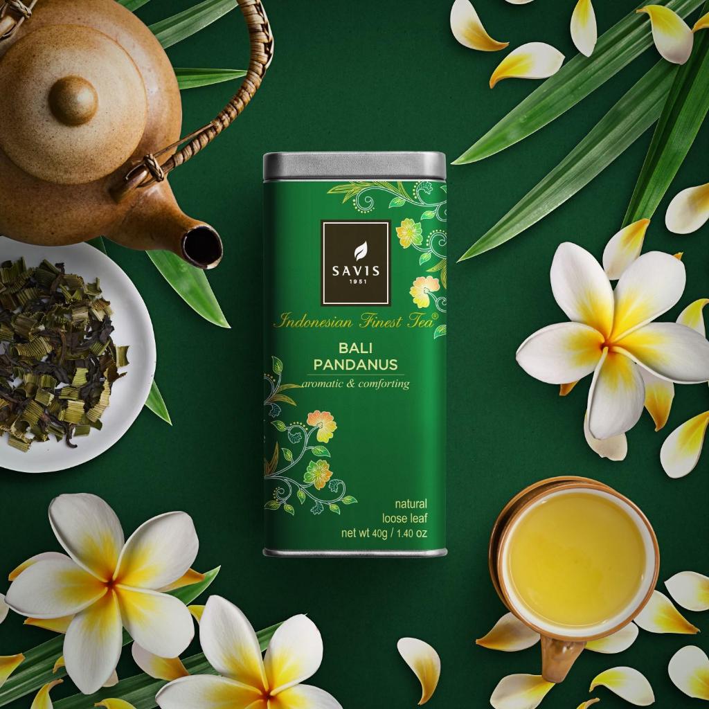 Jual SAVIS TEA PREMIUM PANDANUS GREENTEA (LOOSE) - Teh relaksasi, Teh ...
