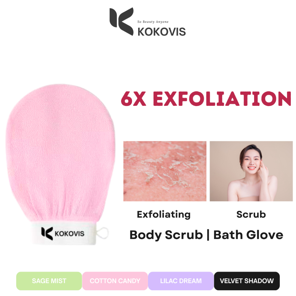 Jual KOKOvis Bath Gloves Exfoliating - Sarung Tangan Scrub Badan Dengan ...