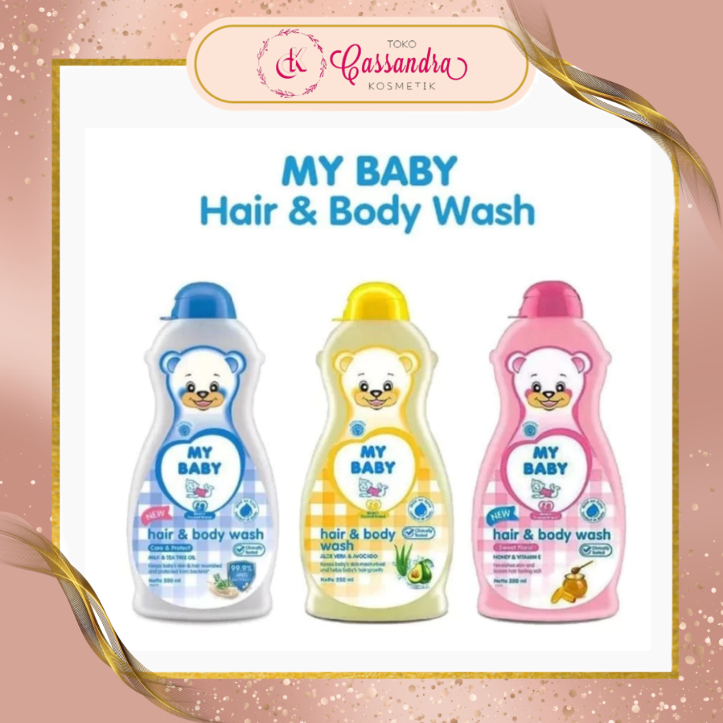Jual MY BABY HAIR & BODY WASH 100ml (botol/kuning) | Shopee Indonesia