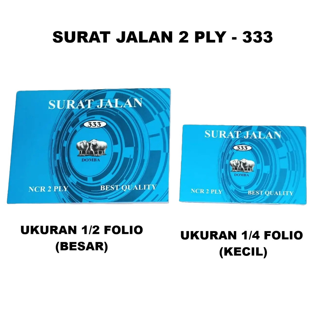 Jual buku surat jalan ncr 2 ply - 333 - ukuran kecil / besar | Shopee Indonesia