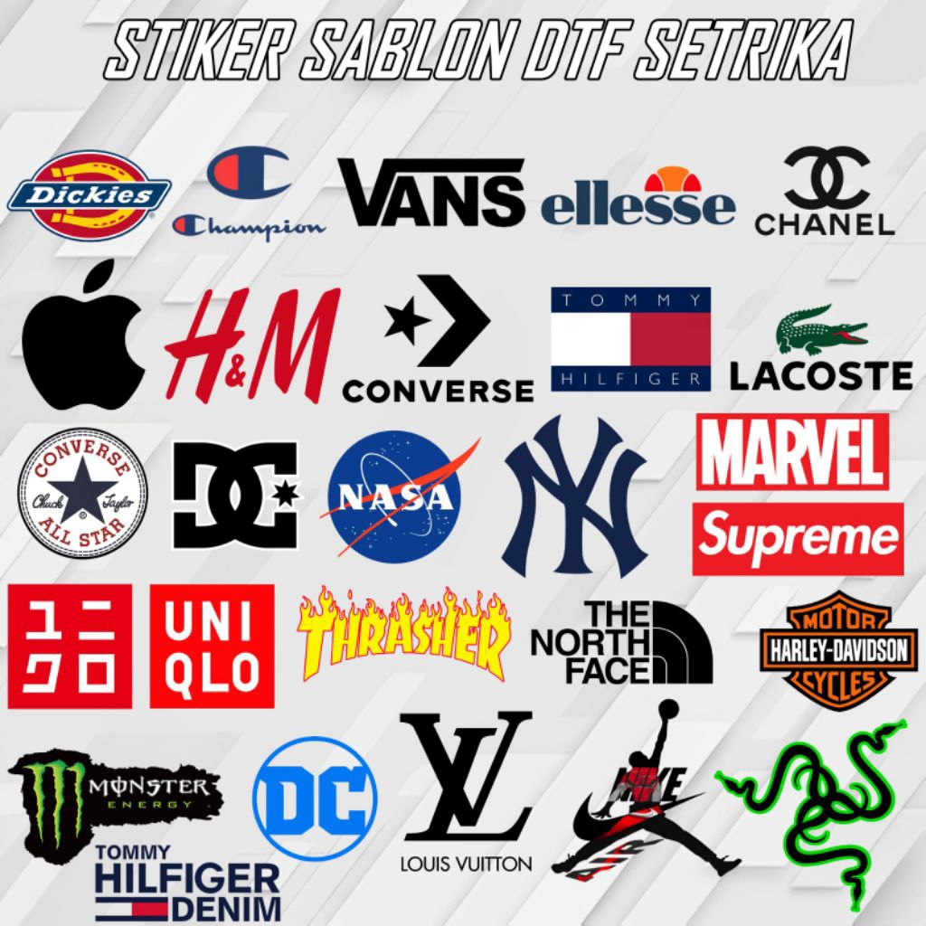 Jual Logo DTF Striker Setrika Sablon DTF Sablon Setrika | Shopee Indonesia