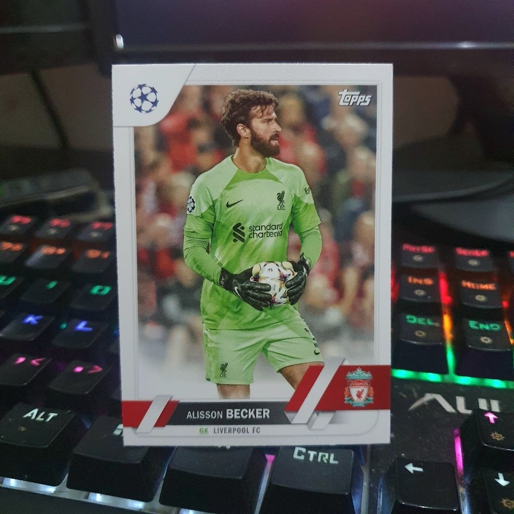 Jual Kartu Bola TOPPS UCL 2021/22 Alisson Becker - Liverpool | Shopee ...