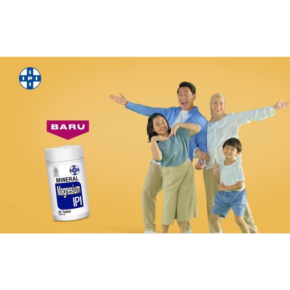 Jual Vitamin Magnesium IPI Mineral Magnesium 1 Botol isi 45 Tablet ORI ...