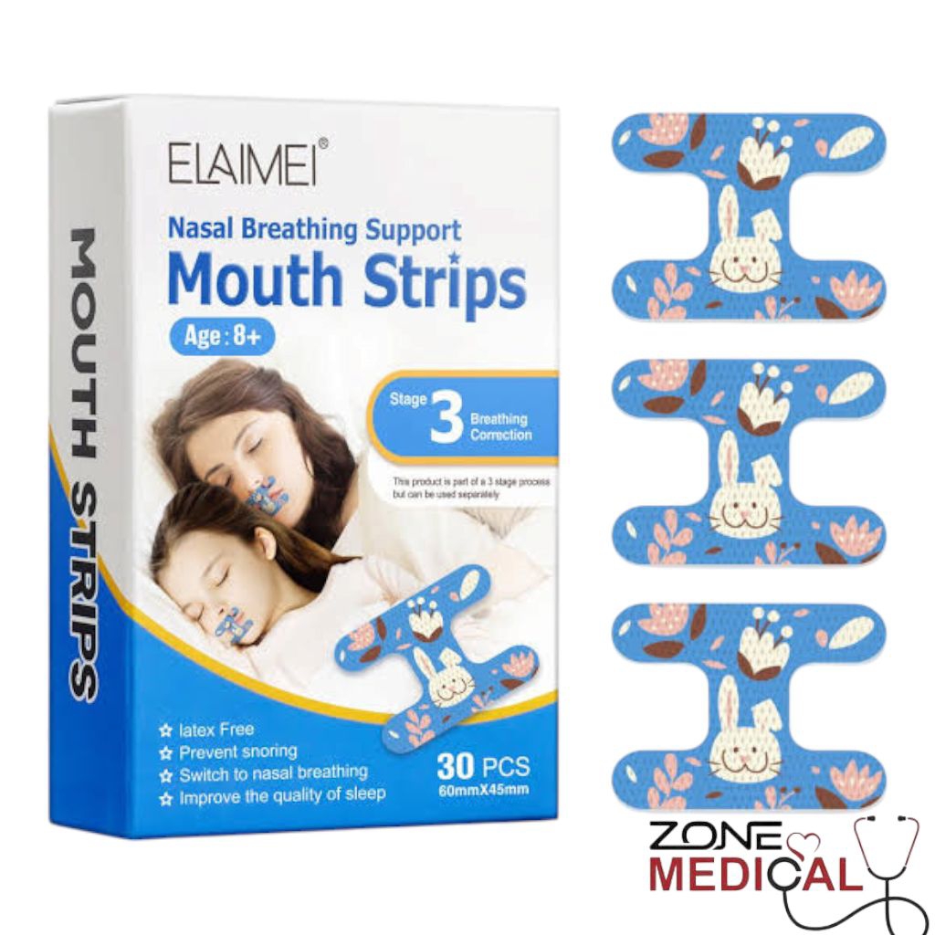 Jual Elaimei - Strips Mouth Sleep isi 30 pcs / Strips Anti Dengkur ...
