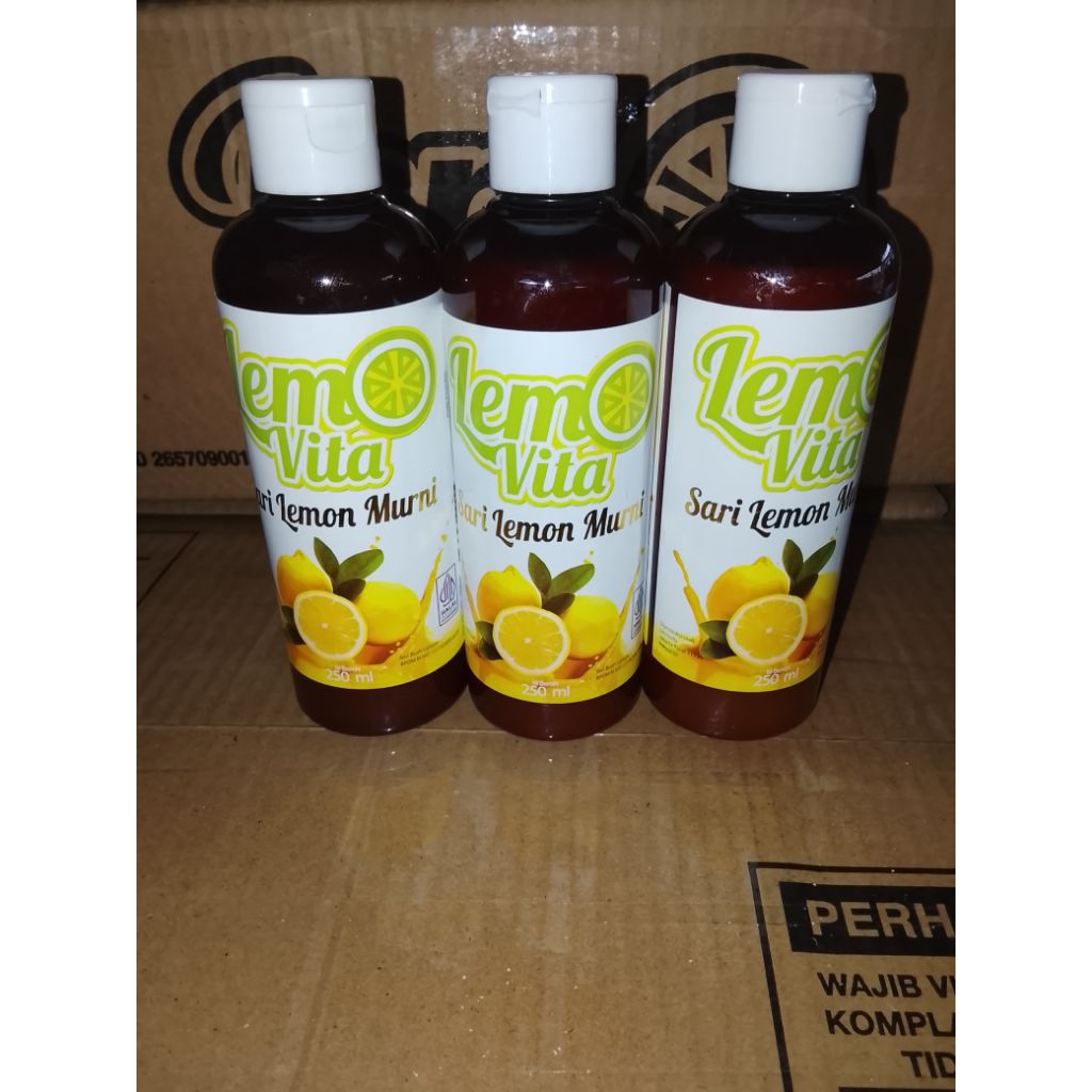 Jual ORIGINAL SARI LEMON LEMOVITA 250ML/ SARI LEMON DIET exp Sept 2026 ...