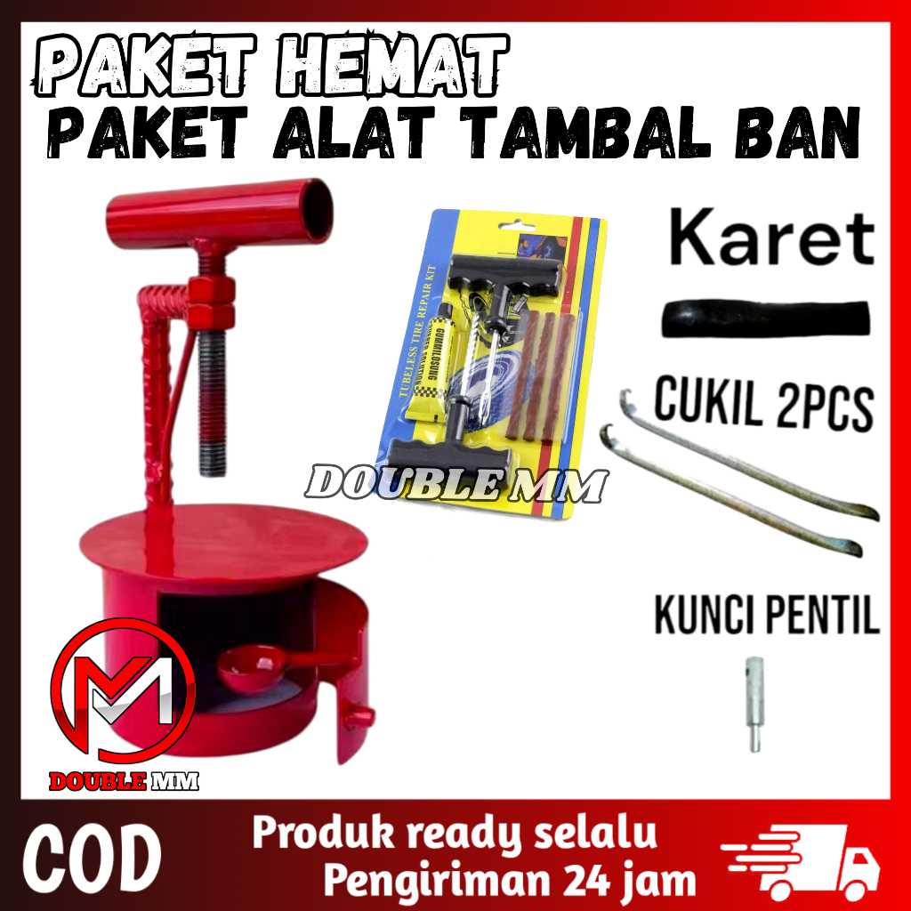 Jual SEPAKET Alat Tambal Ban Bakar dan Tubeles Alat Tambal Ban Bakar ...