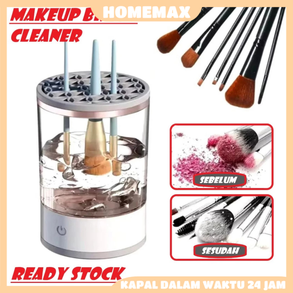Jual 【COD PROMO】Alat Pembersih Kuas Makeup 3-in-1 Otomatis - Cuci ...