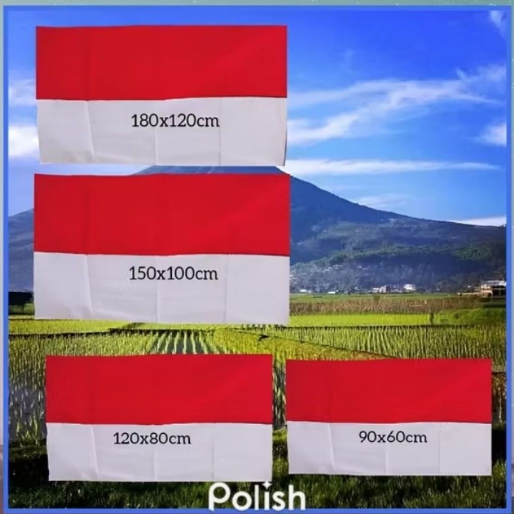 Jual Bendera Indonesia merah putih Kain saten peles kodian /20 pcs ...
