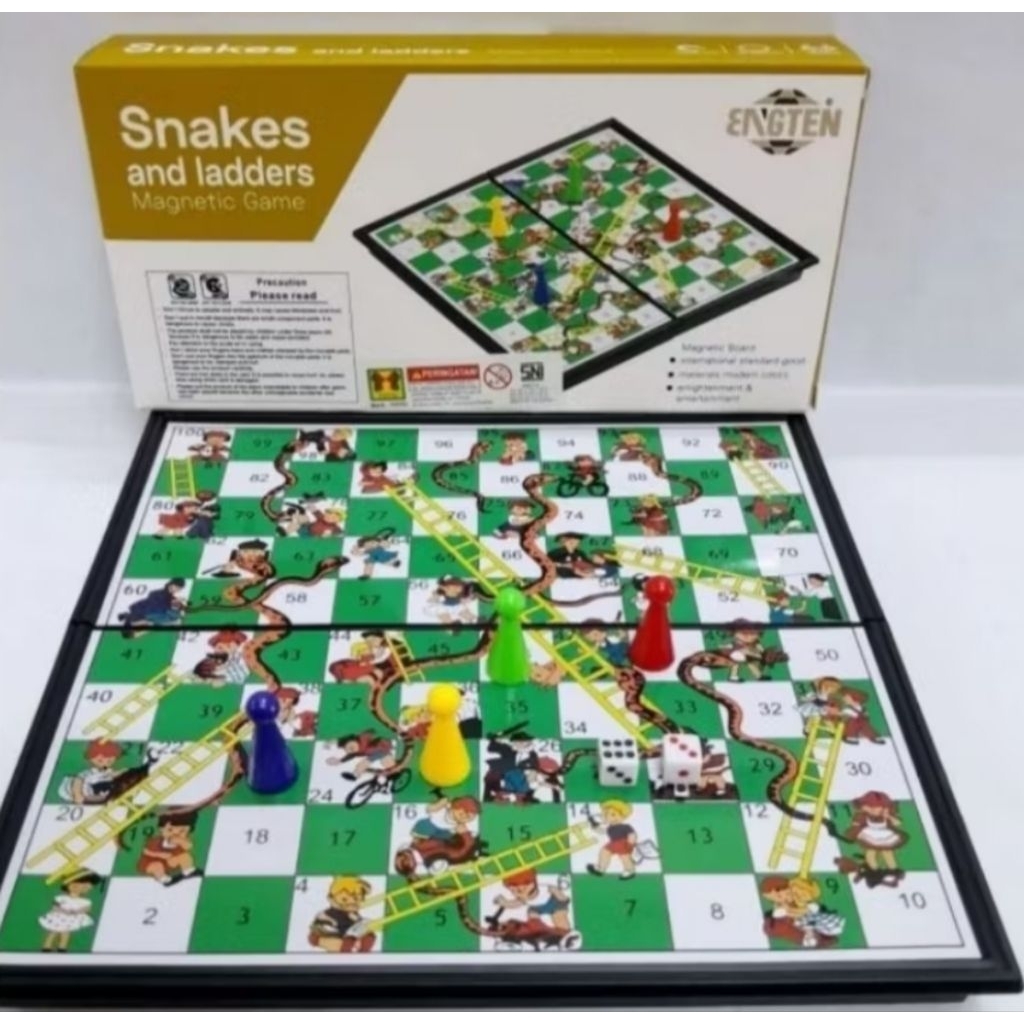 Jual READY PRESS MAINAN ULAR TANGGA JADUL SNAKE & LEDDER | Shopee Indonesia