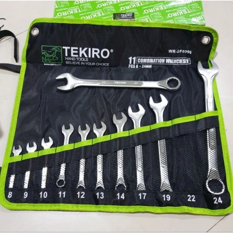 Jual NEW TEKIPO By TEKIRO Combination Wrench Set / Kunci Ring Pas Set ...