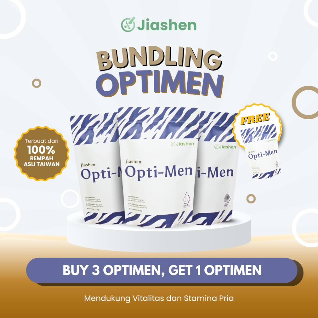 Jual [Spesial Bundling] Jiashen Opti-Men Beli 3 Gratis 1 | Shopee Indonesia