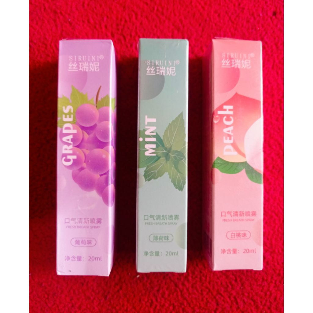 Jual Spray Mulut Pewangi Pengharum Penyegar Mulut Tahan Lama | Shopee ...
