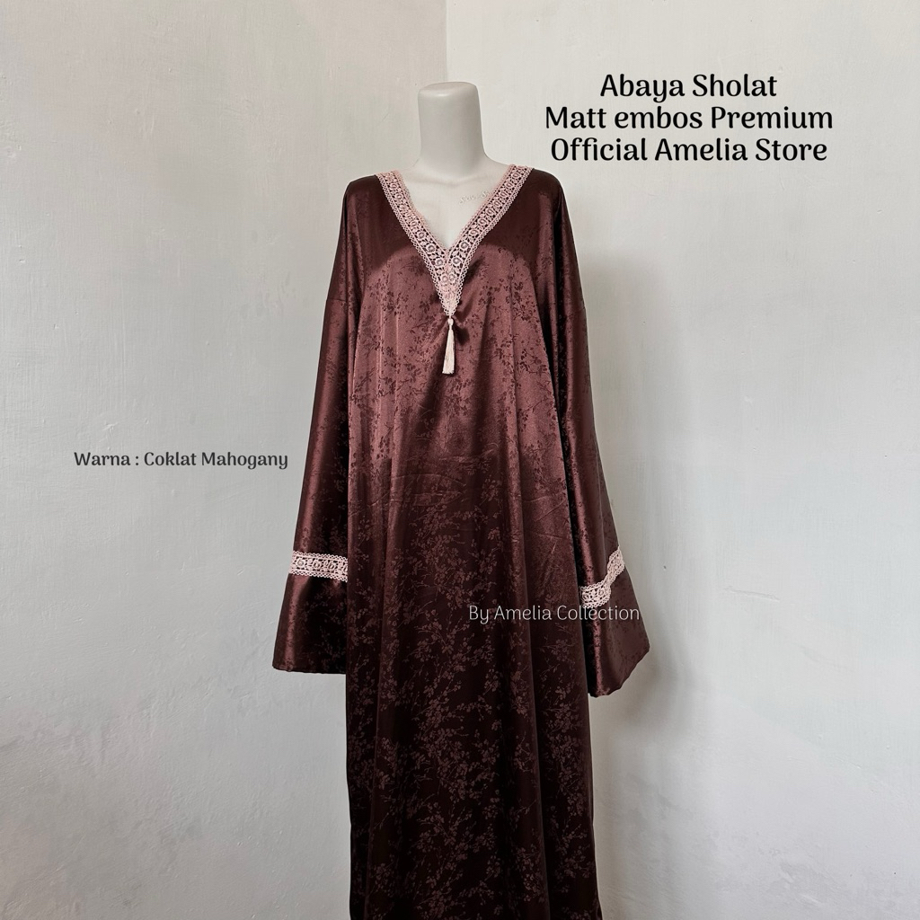 Jual PROMO ABAYA SHOLAT EMBOSS TERMURAH @abayasholat354 | Shopee Indonesia