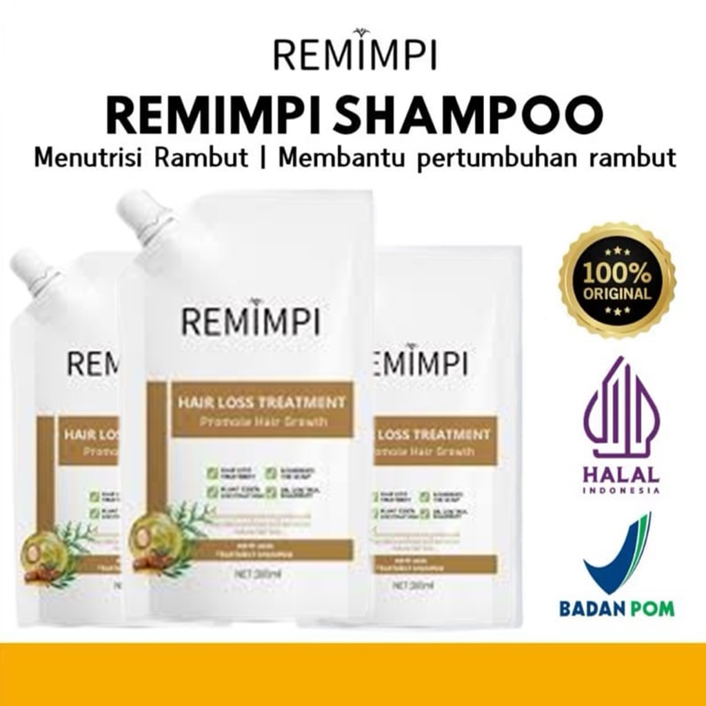 Jual PROMO REMIMPI OFFICIAL STORE Shampoo jojoba Herbal Anti Rambut ...