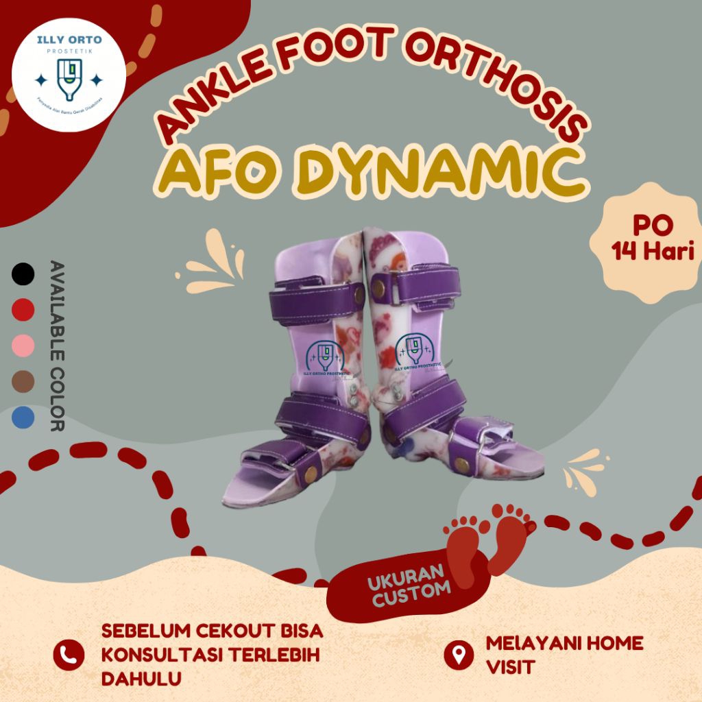 Jual ANKLE FOOT ORTHOSIS ( AFO JOINT/ AFO DYNAMIC ) HARGA SATUAN ...