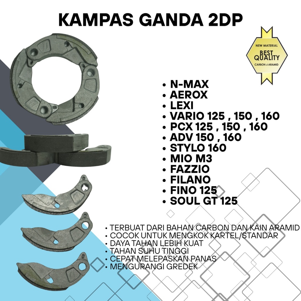 Jual KAMPAS GANDA / KAMPAS OTOMATIS RACING NMAX AEROX VARIO 150 PCX ...