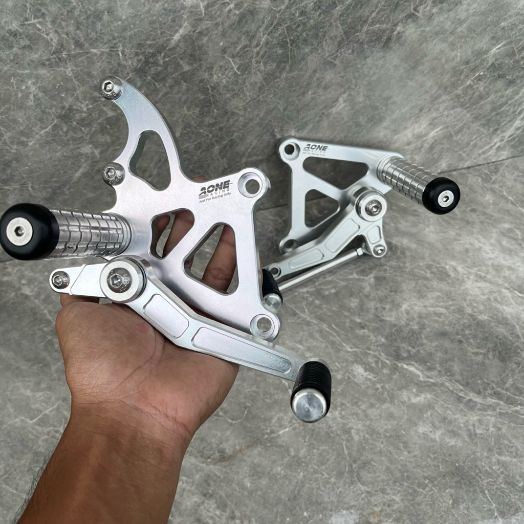 Jual Footstep Undebone A-One PNP MX King Model RCB Silver Tanpa Breket ...