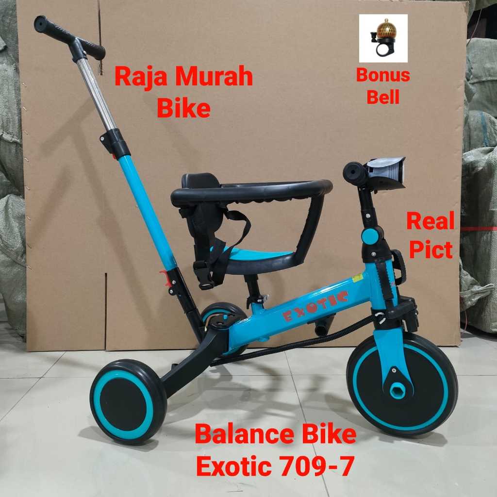 Jual Sepeda Balance Bike Exotic 709-7 Push Bike Sepeda Roda Tiga ...