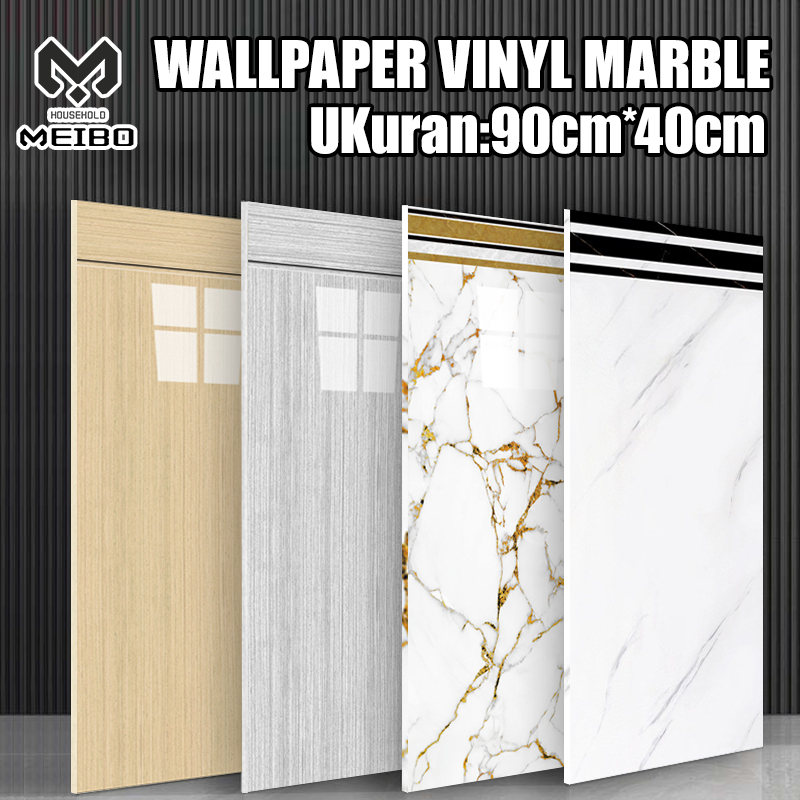 Jual Wallpaper Dinding Marmer VINYL40 X 90cm Lantai Vinyl Marbel Granit ...