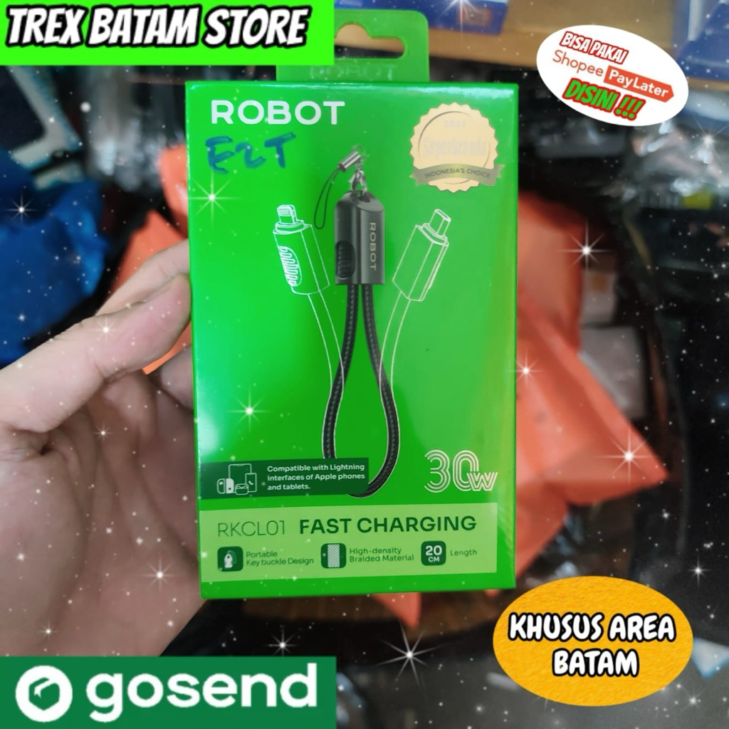 Jual KABEL MINIMALIS 20 CM FOR POWERBANK TYPE C TO LIGHTNING FAST ...