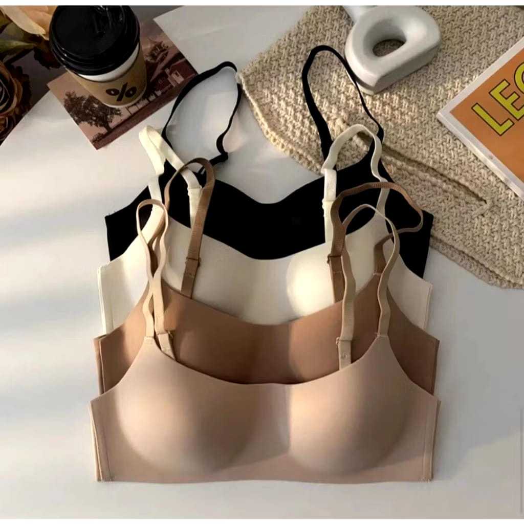 Jual TF Bra Seamless Wanita Push Up Tanpa Kawat Busa Tipis Bahan Halus ...